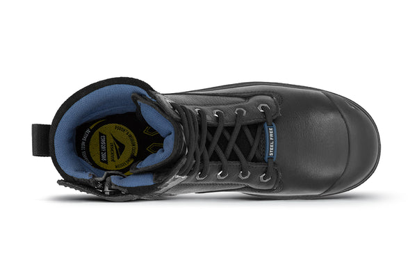 Ascent Alpha 2 4E Black Mens – Comfort Plus Footwear