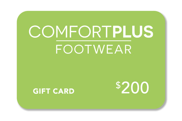 Comfort Plus Footwear $200 Gift Card
